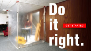 ZipWall UK | ZipWall Dust Barrier System